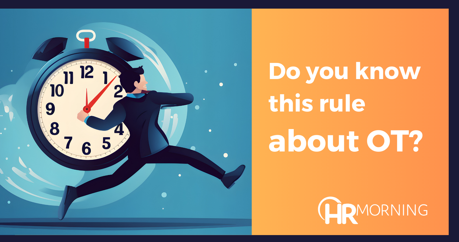 He didn't record his OT -- Does he get paid for it?