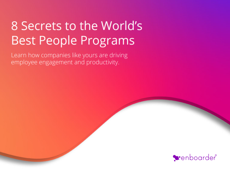 8 Secrets to the World’s Best People Programs | HRMorning
