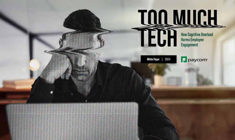 Too Much Tech: How Cognitive Overload Harms Employee Engagement