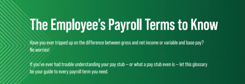 The Employee’s Payroll Terms to Know