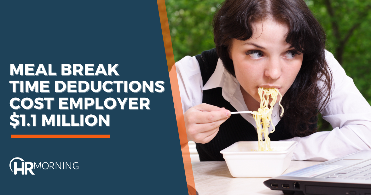 Meal break time: Are you making this (possibly huge) mistake?