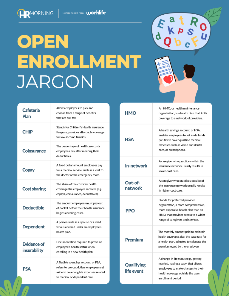 Handy Open Enrollment Jargon Cheat Sheet: 12 Terms to Know