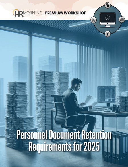 Personnel Document Retention Requirements | HRMorning